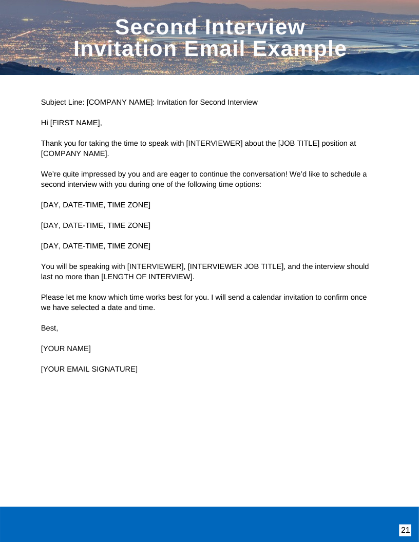Interview Invitation Templates Interview Invitation Templates